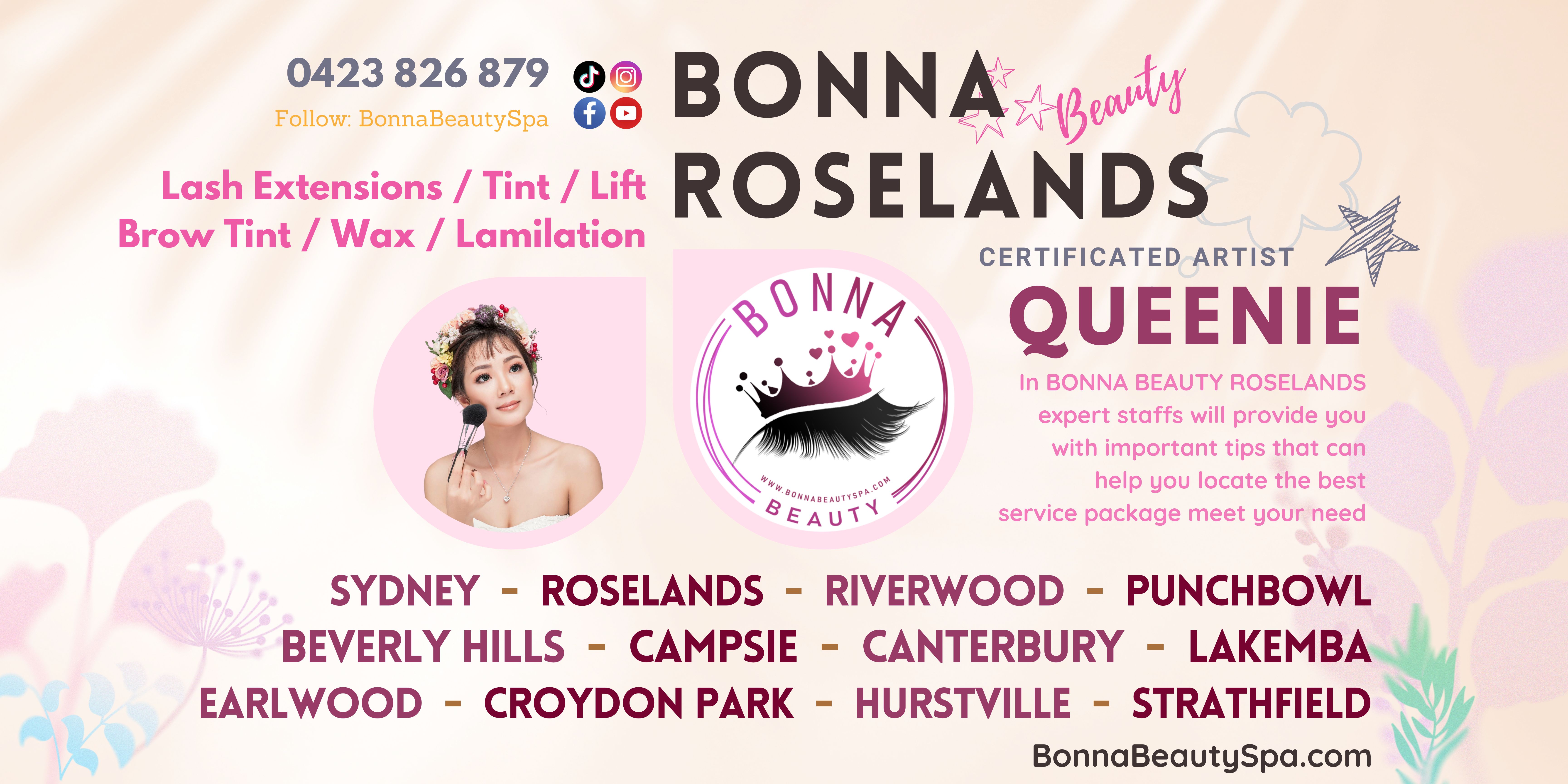 Bonna Roselands Booking for Eyelash and Lash Lift, Contact services and ...